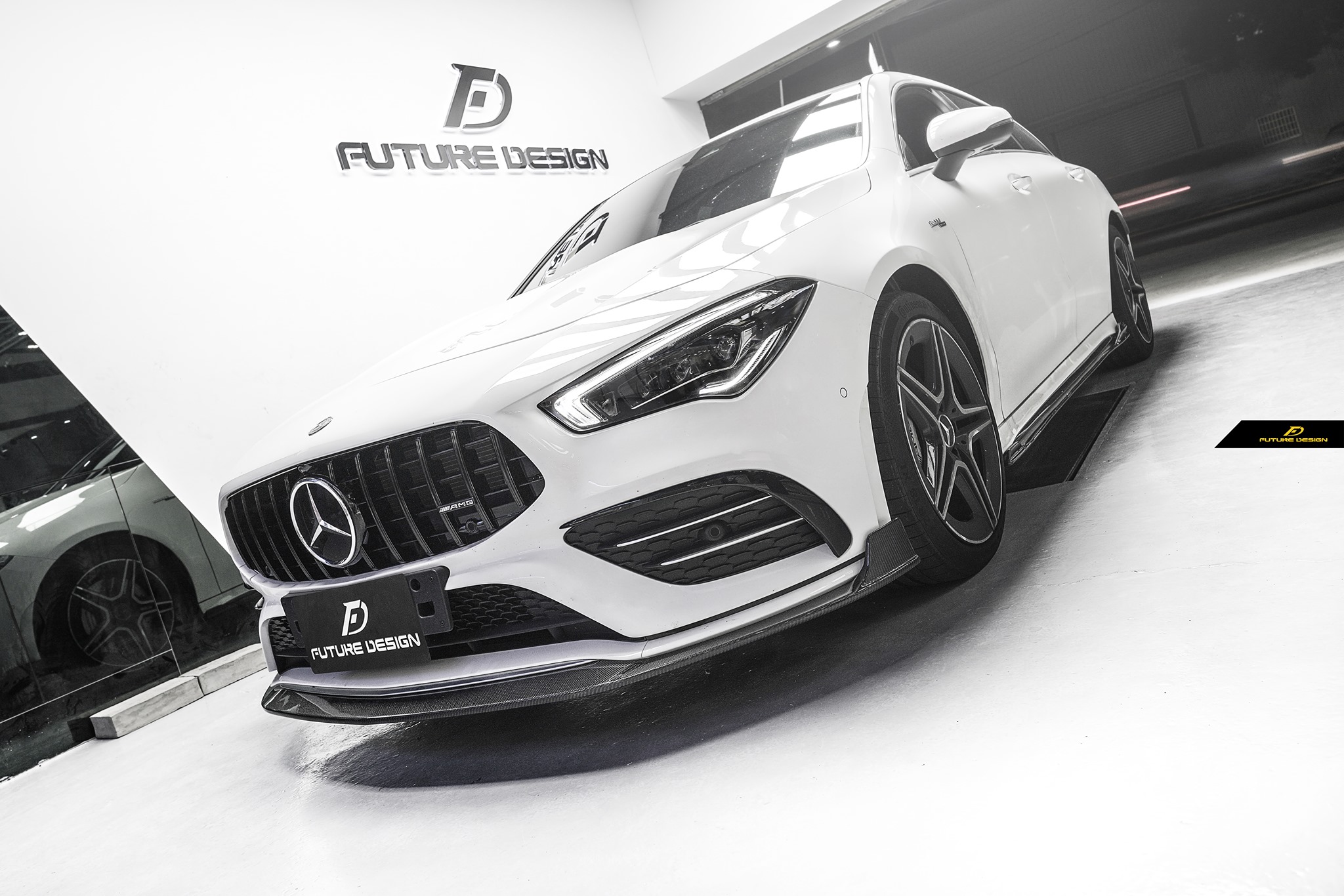 CLA Carbon FD Front Lip - Future Design Malaysia
