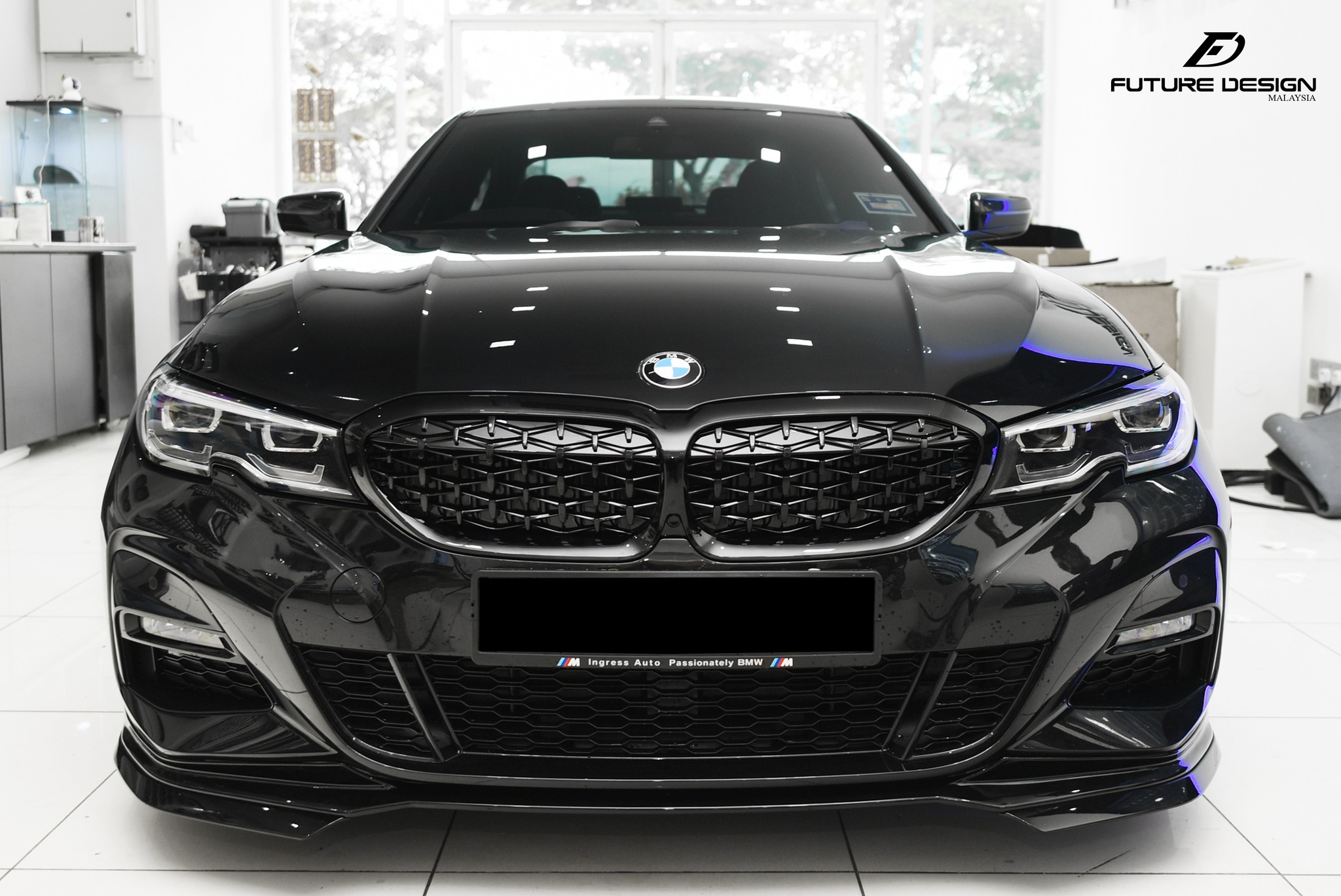G20 Full Gloss Black Diamond Grille - Future Design Malaysia