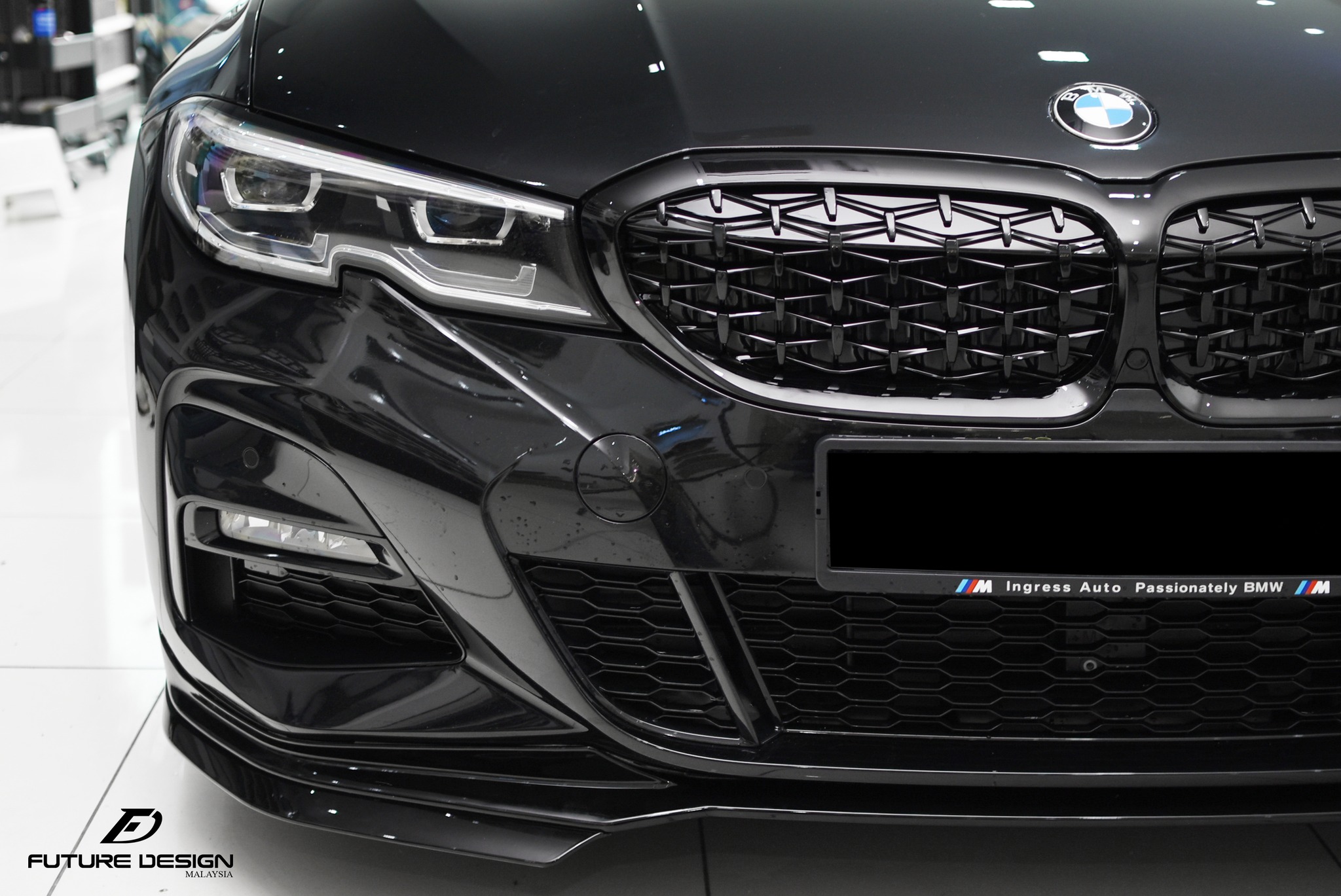 G20 Full Gloss Black Diamond Grille - Future Design Malaysia