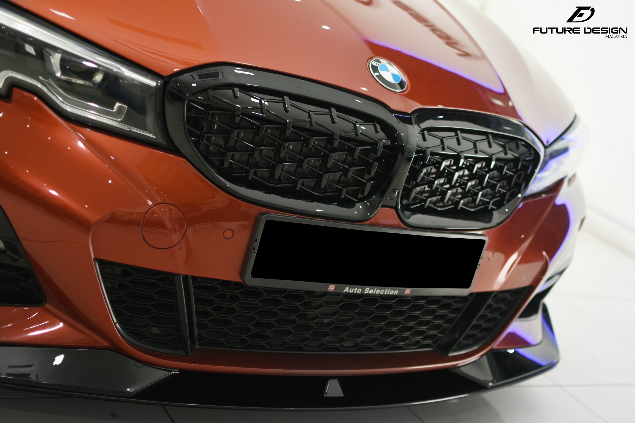 G20 Full Gloss Black Diamond Grille - Future Design Malaysia