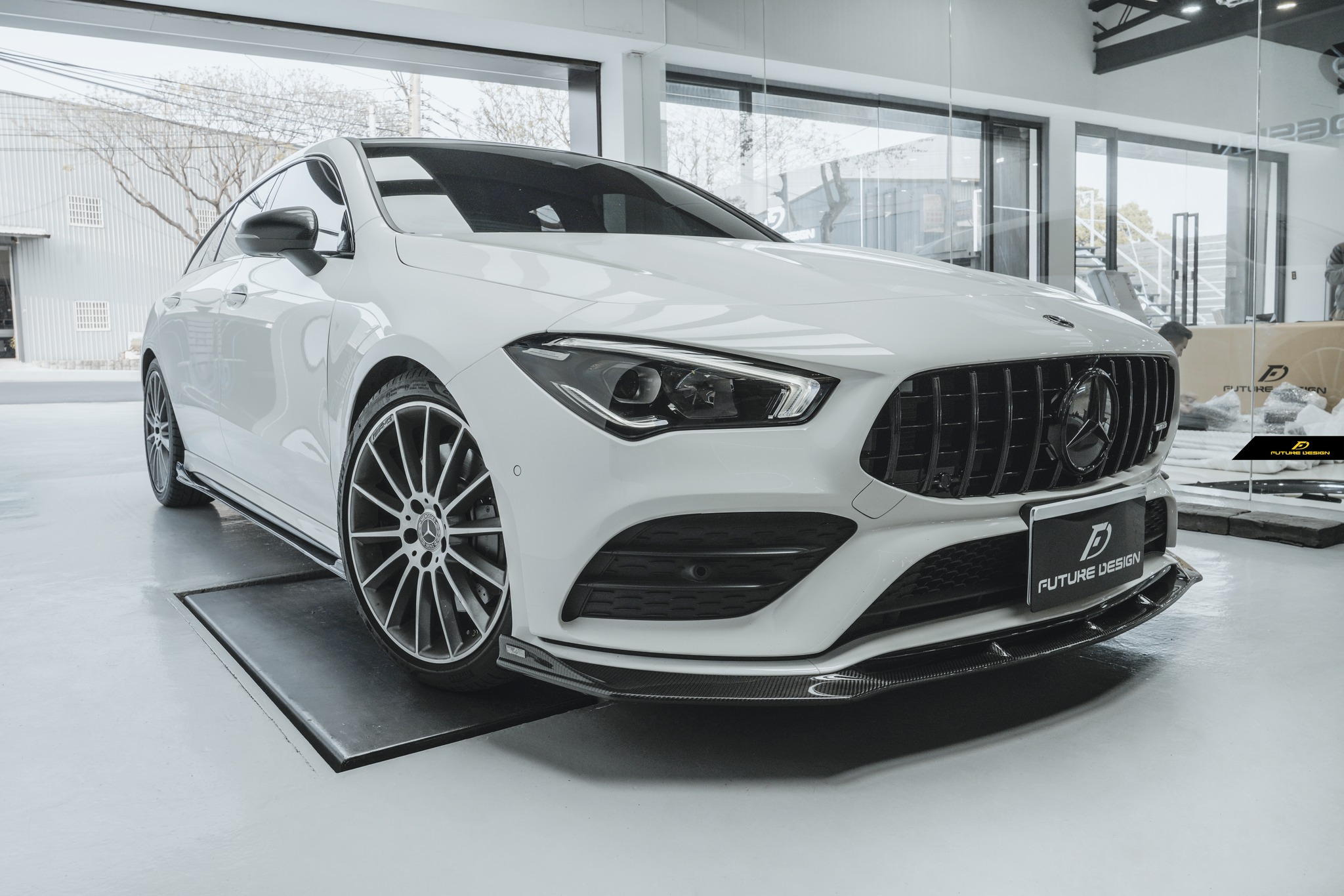 CLA Carbon FDGT Front Lip - Future Design Malaysia