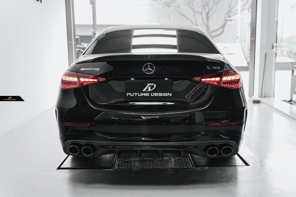 W206 C43 Diffuser With Exhaust Tips - Future Design Malaysia