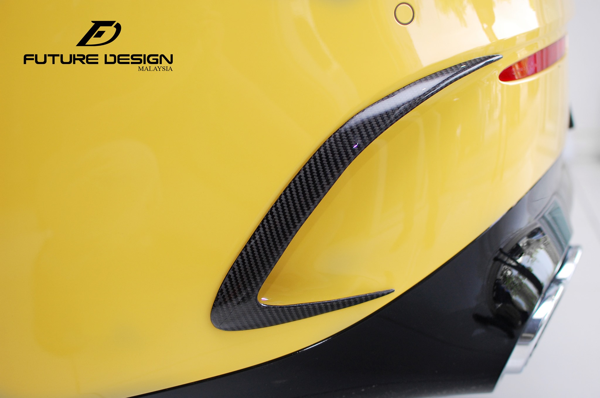 C118 Carbon FD Side Fin - Future Design Malaysia