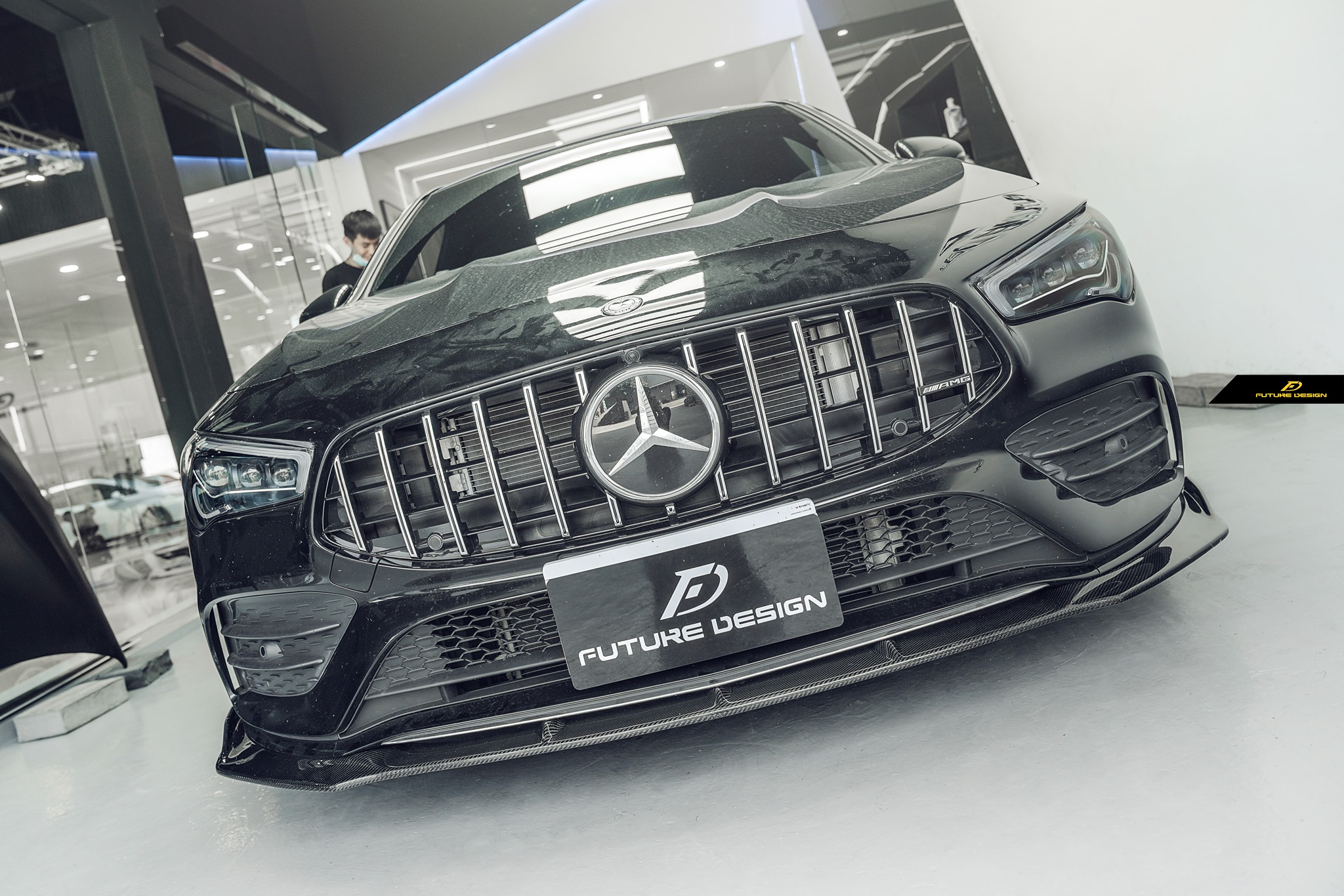 C118 AMG Line GT Chrome Grille - Future Design Malaysia