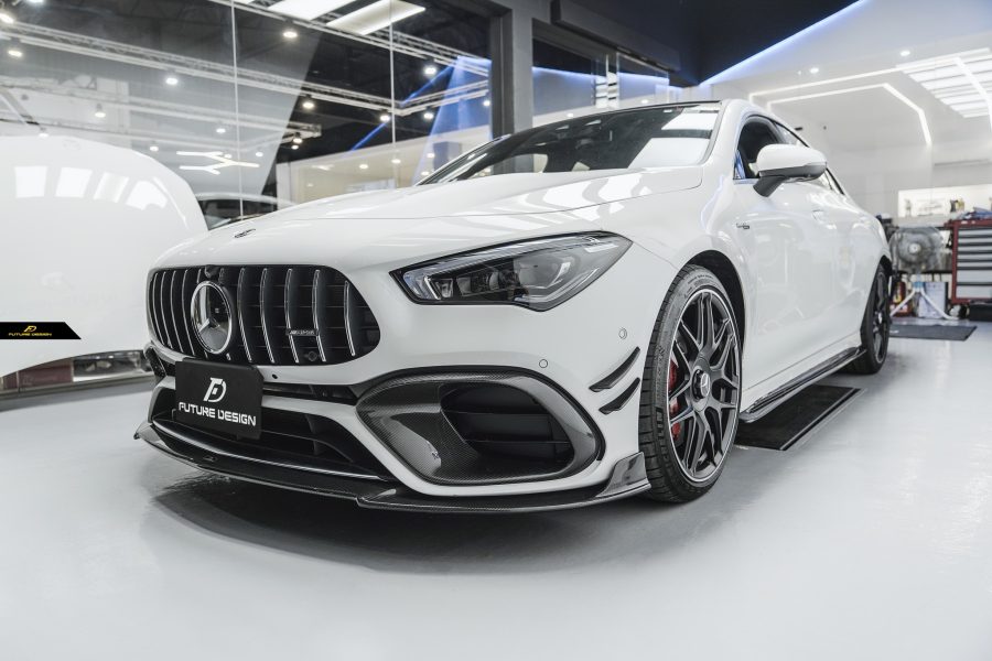 CLA45S Carbon FD Front Lip - Future Design Malaysia
