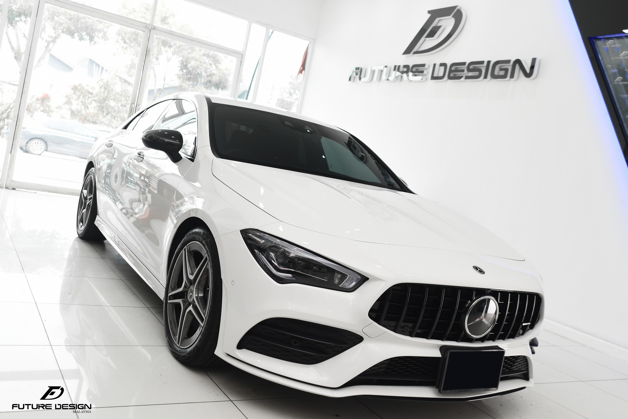 C118 AMG Line GT Black Grille - Future Design Malaysia