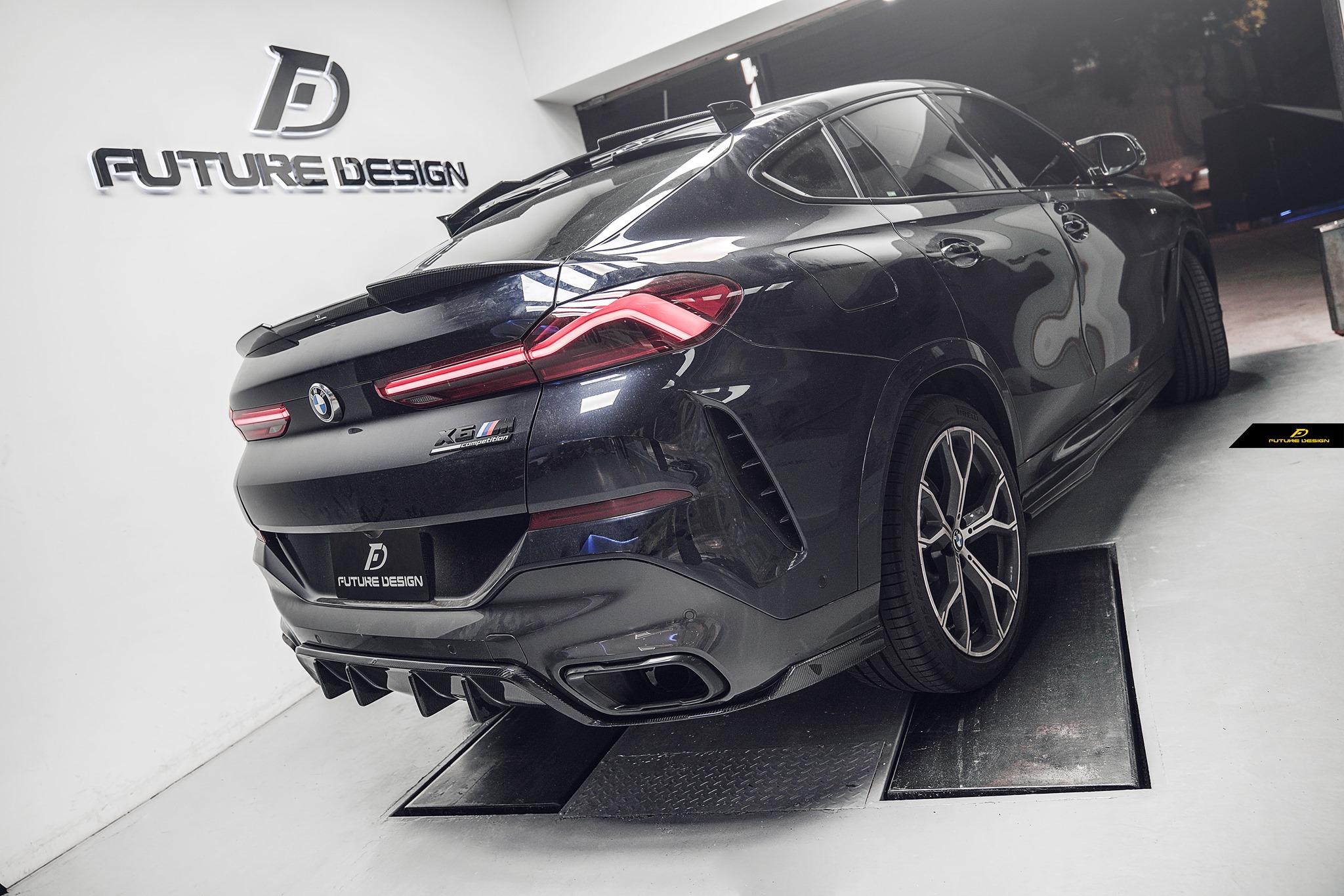 G06 Carbon FD 3pc Diffuser - Future Design Malaysia