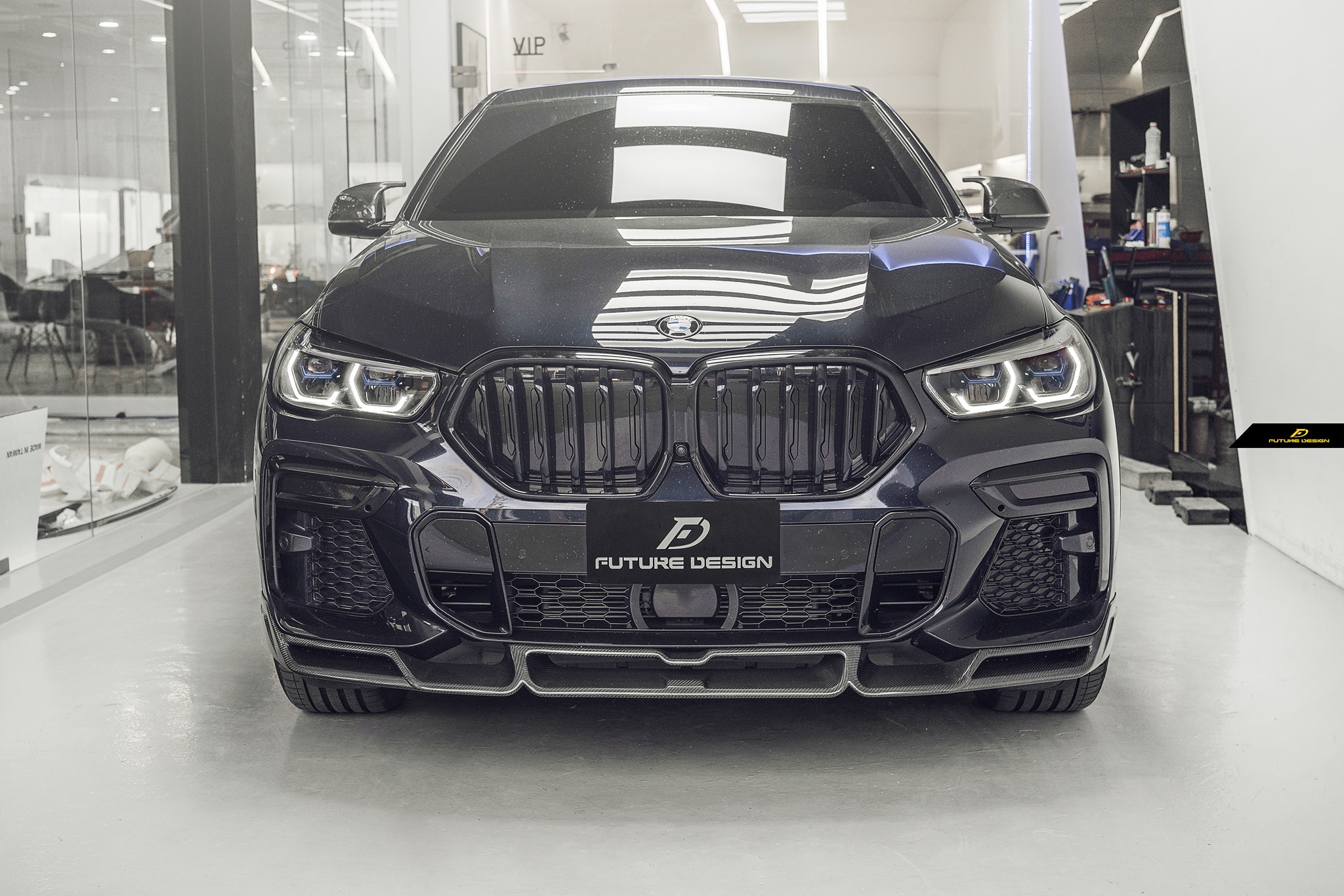 G06 Gloss Black Single Pillar Grille - Future Design Malaysia