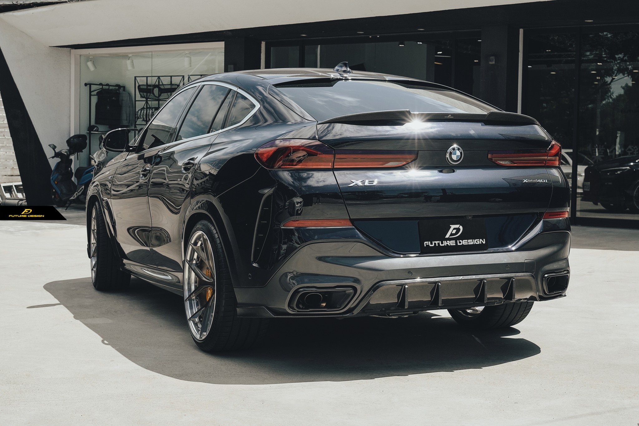 G06 Carbon FD Spoiler - Future Design Malaysia