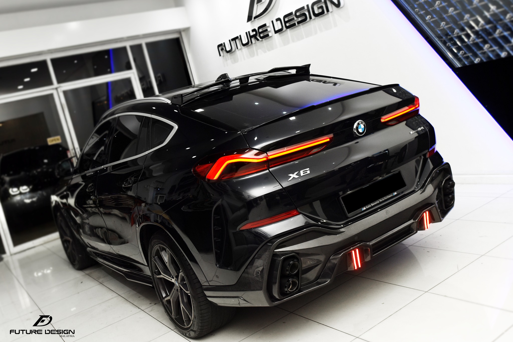 G06 Carbon FD Roof Spoiler - Future Design Malaysia