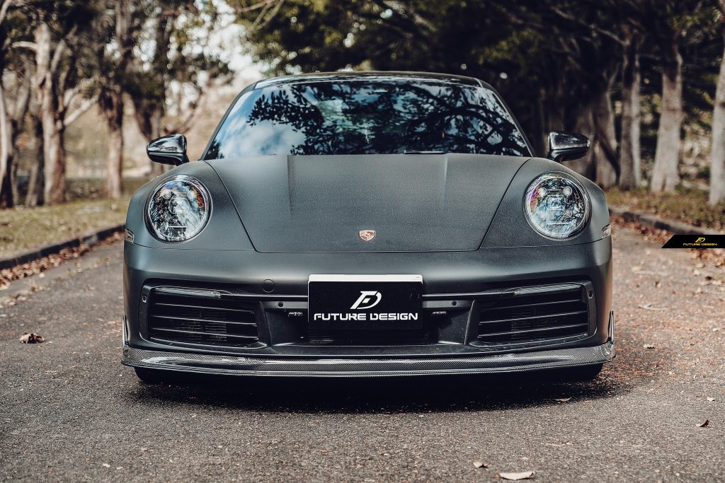 Porsche 992 Carrera Carbon FD Front Lip - Future Design Malaysia