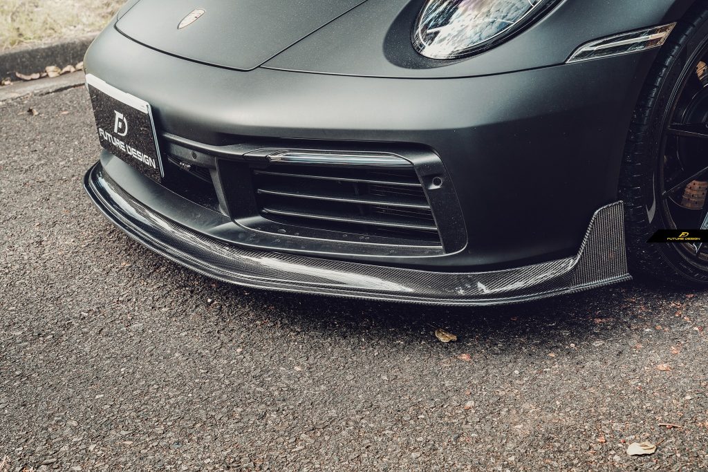 Porsche 992 Carrera Carbon FD Front Lip - Future Design Malaysia
