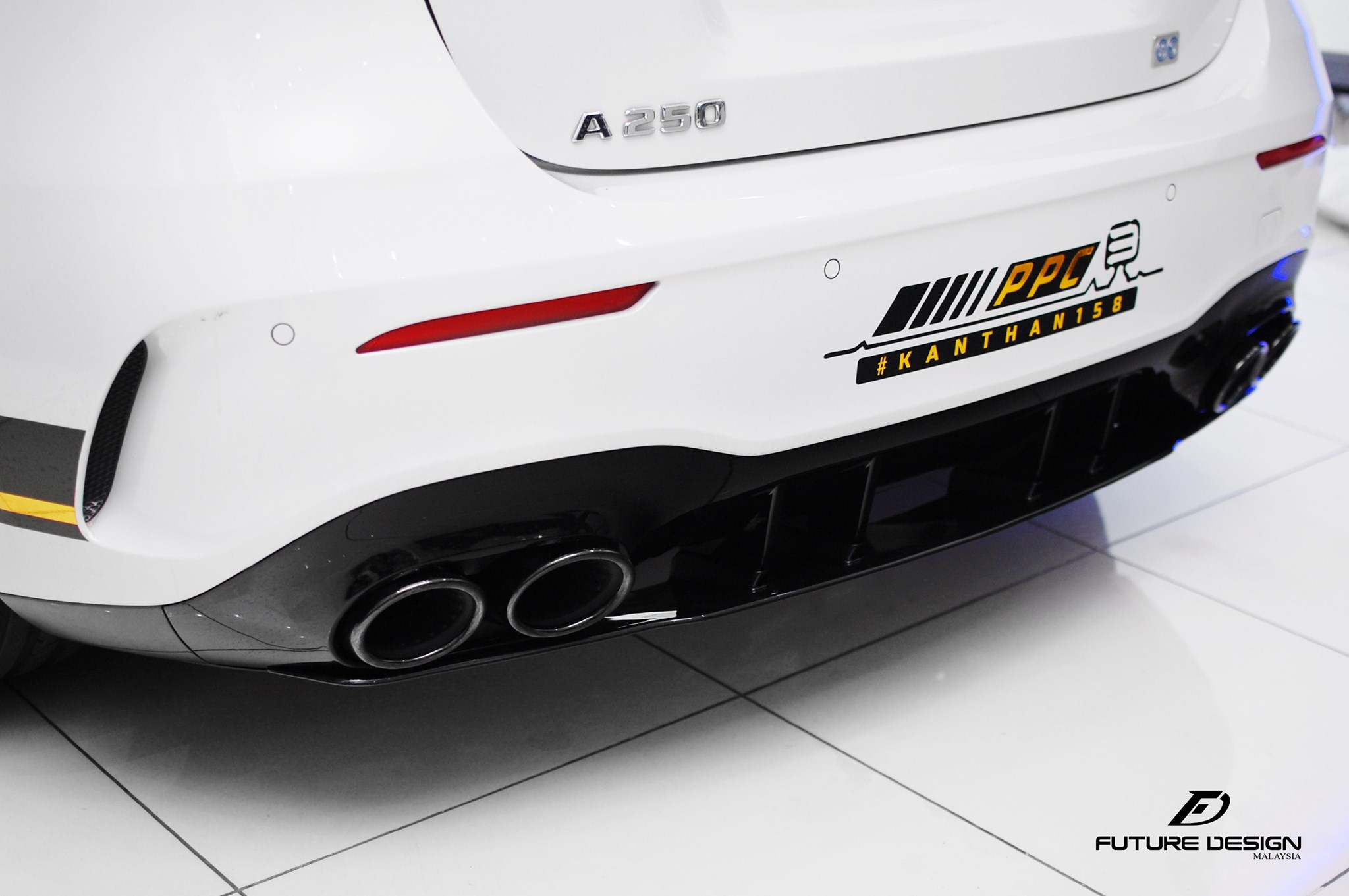 A45 Diffuser With Exhaust Tips - Future Design Malaysia