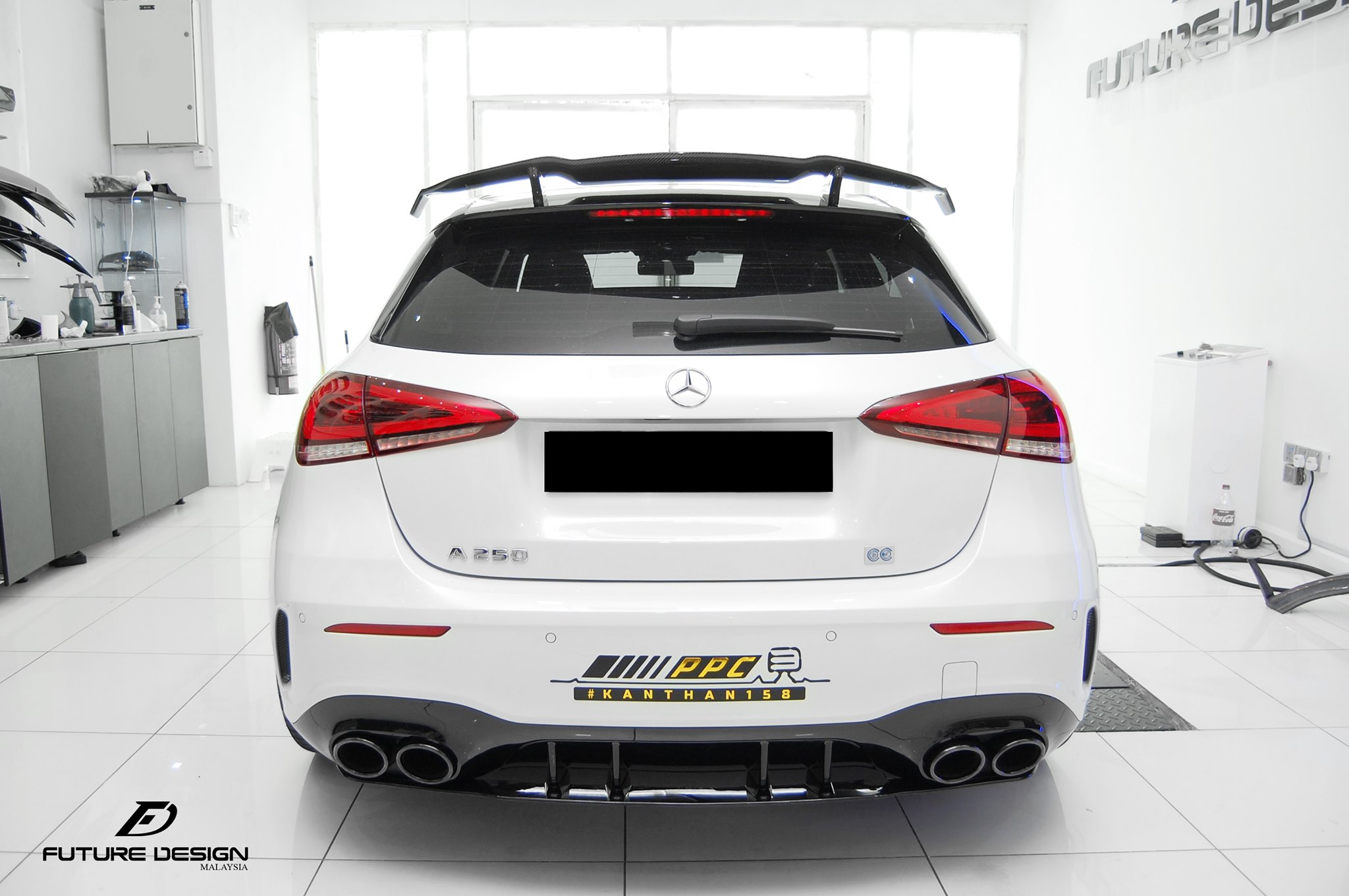 A45 Diffuser With Exhaust Tips - Future Design Malaysia
