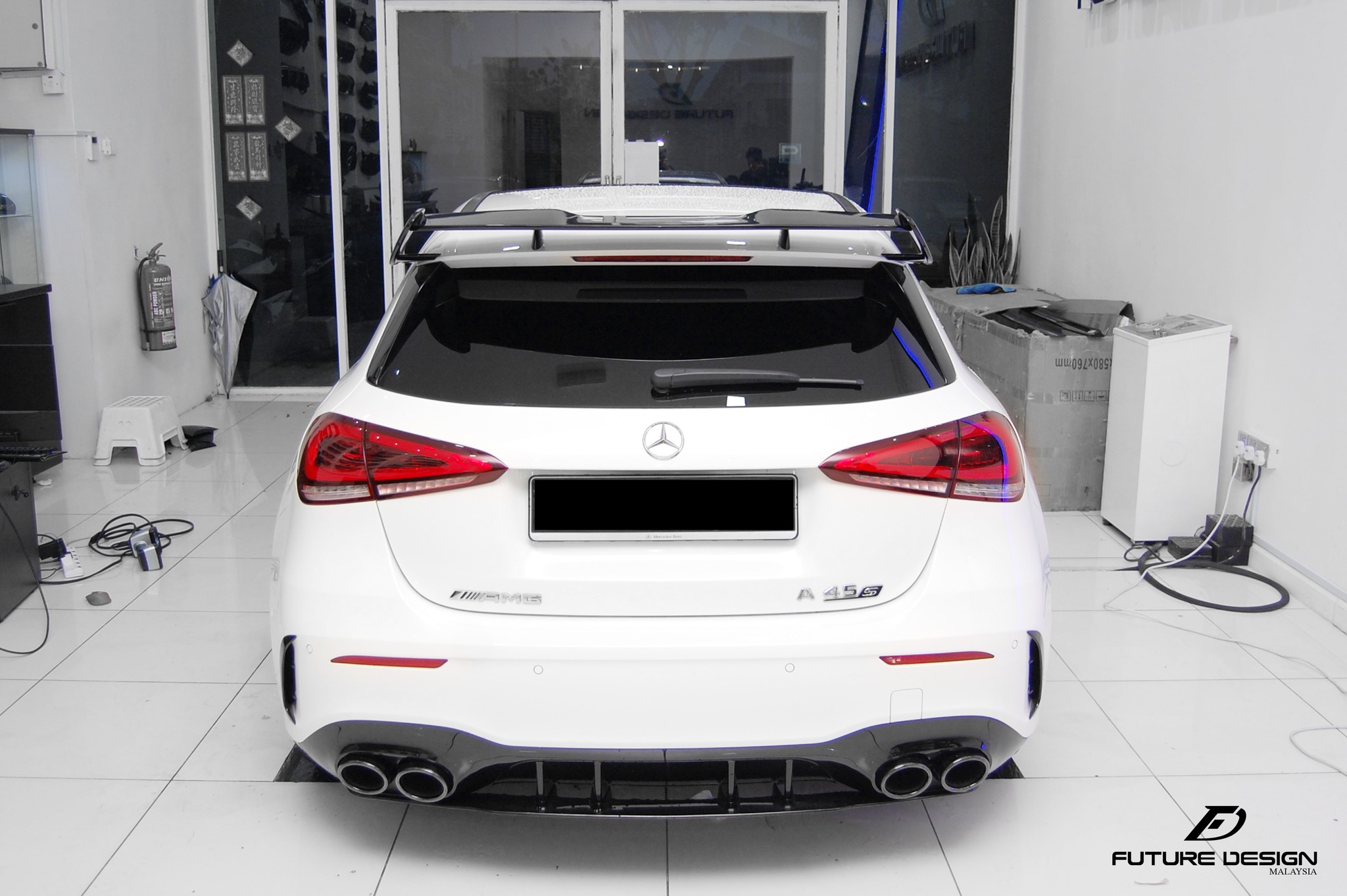 A45 Diffuser With Exhaust Tips - Future Design Malaysia