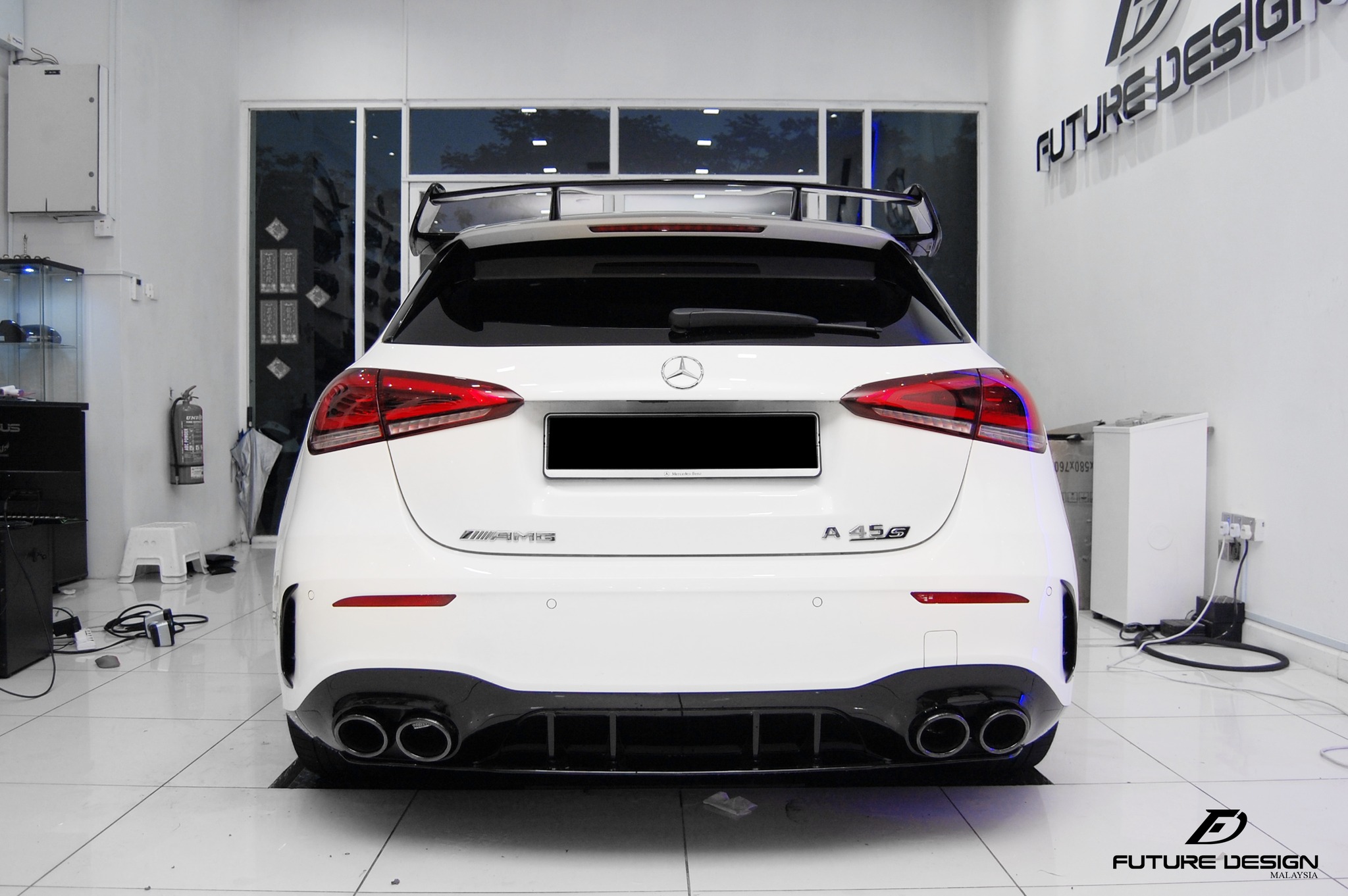 A45 Diffuser With Exhaust Tips - Future Design Malaysia