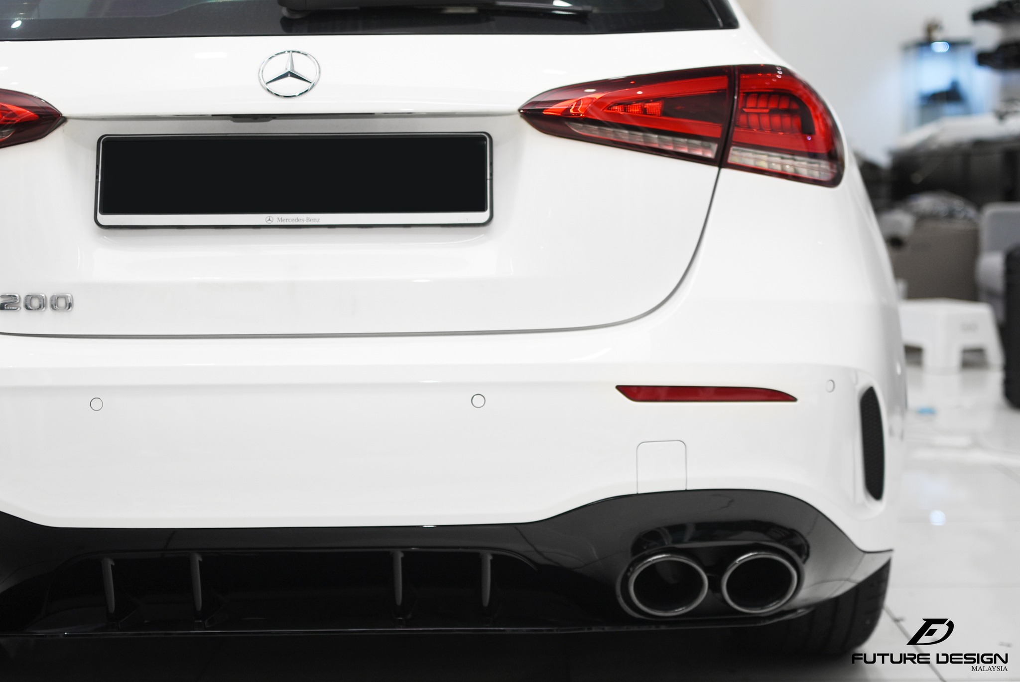 A45 Diffuser With Exhaust Tips - Future Design Malaysia