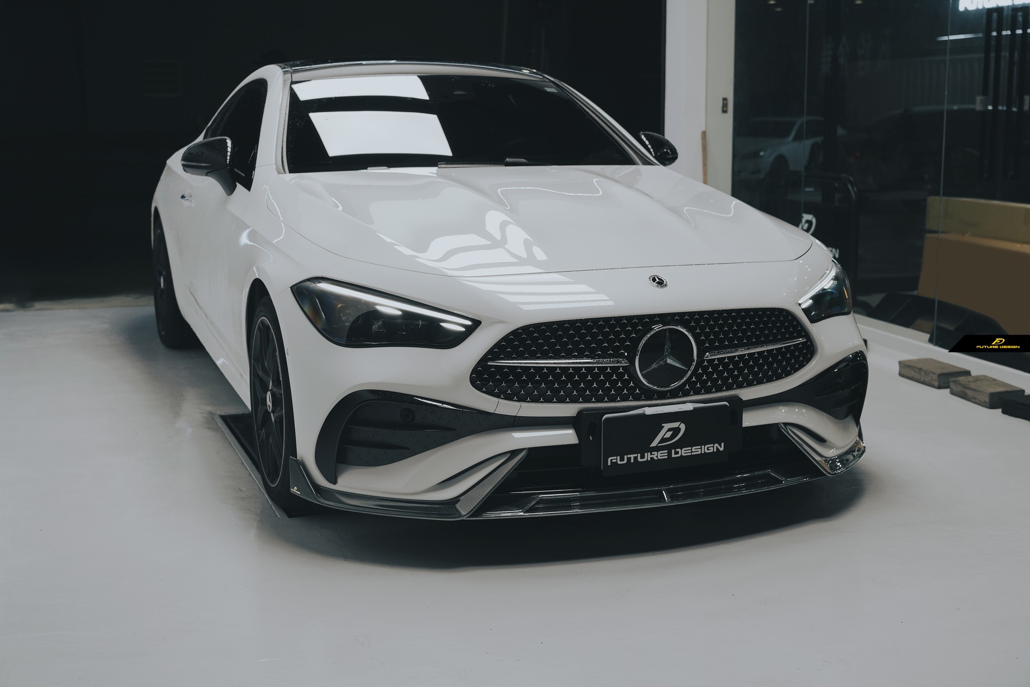 C236 Dry Carbon FD Front Lip - Future Design Malaysia
