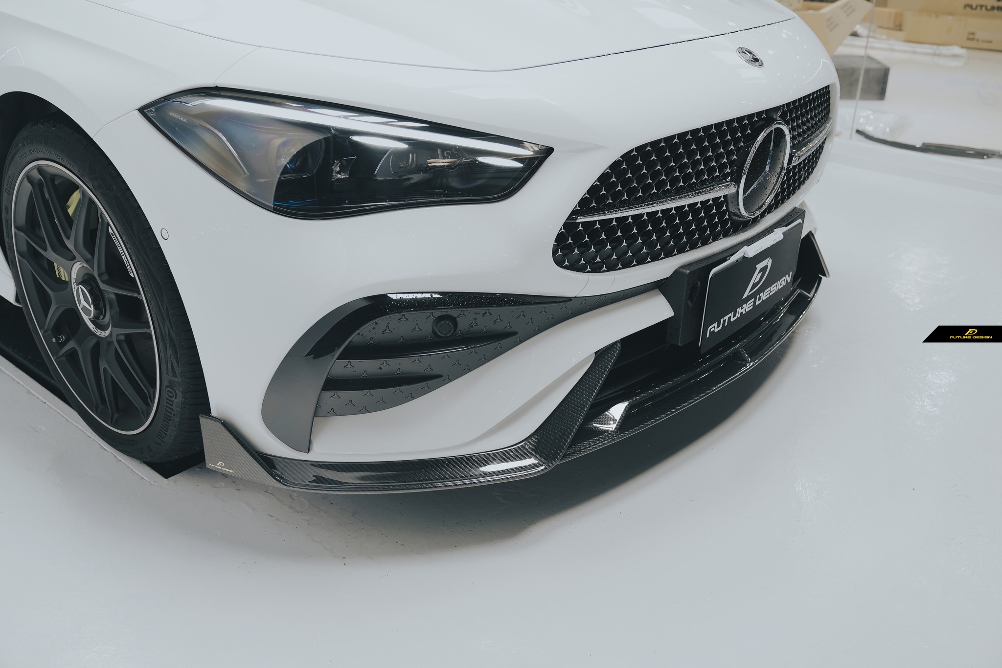 C236 Dry Carbon FD Front Lip - Future Design Malaysia