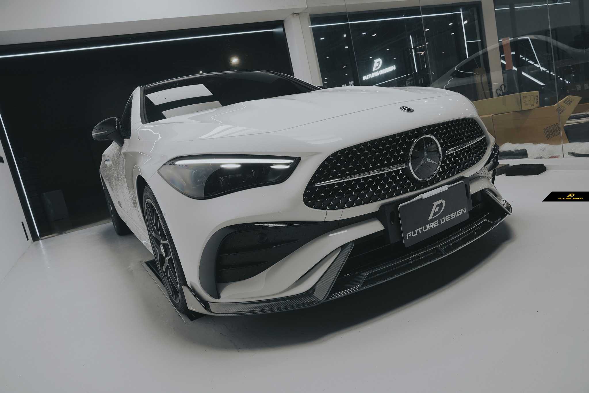 C236 Dry Carbon FD Front Lip - Future Design Malaysia